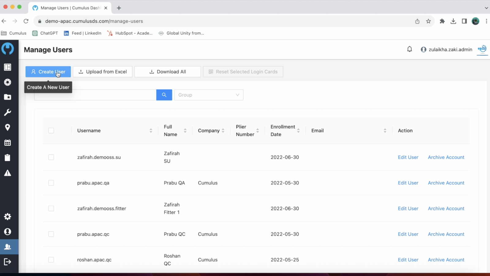 User Guide: Creating New Users – Cumulus Digital Systems